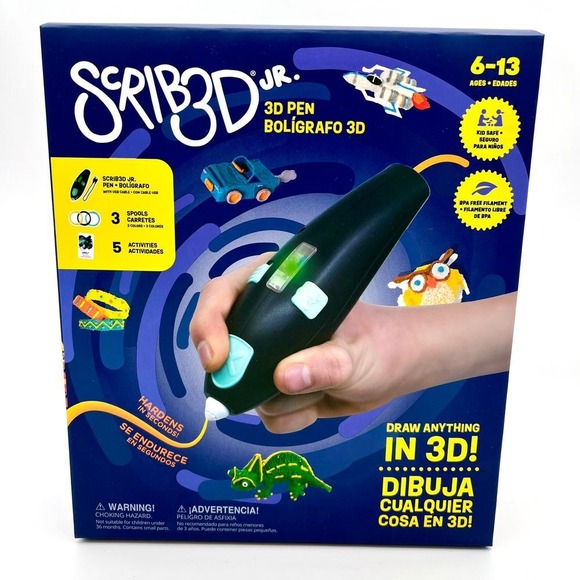 Toys | Scrib3d Junior 3d Printing Pen Set For Kids With Filament ...
